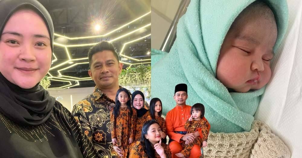 Comel! Almy Nadia, Fizz Fairuz kongsi foto puteri kelima. Ramai ...